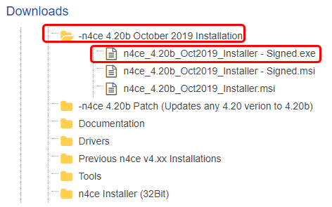 How to download the latest n4ce version from the AiC Website Client ...