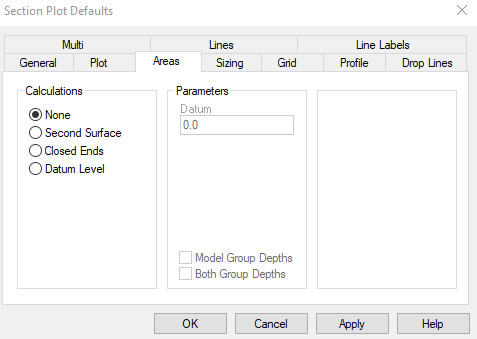 Section Defaults – AppsinCadd