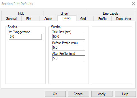 Section Defaults – AppsinCadd
