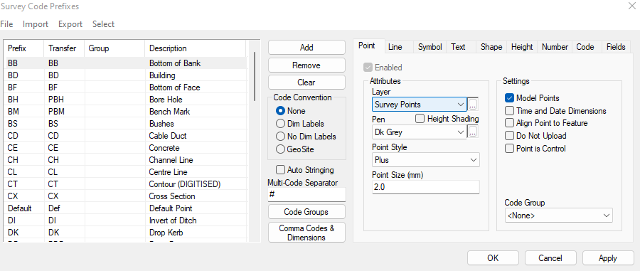 Introducing the n4ce Code Table – AppsinCadd